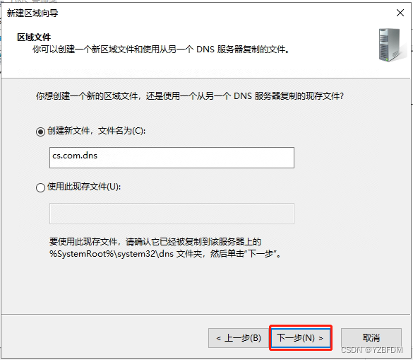 Windows Server 2022 DNS服务器配置_在server 2022 dns上如何配置 名称服务器(ns)文件-CSDN博客