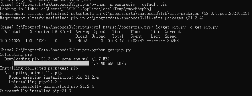 from pip._internal.exceptions import InvalidSchemeCombination ...