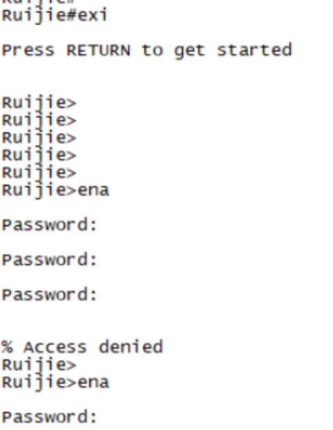 【锐捷交换机】清除密码_锐捷忘记enable密码-CSDN博客