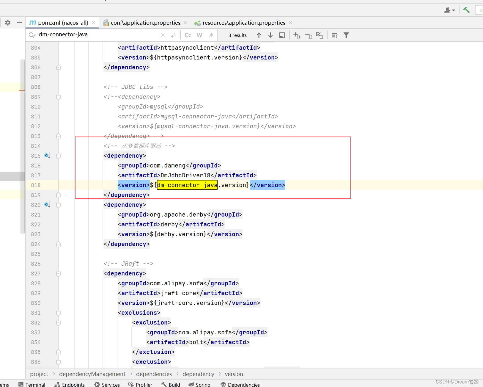 Nacos适配达梦-CSDN博客