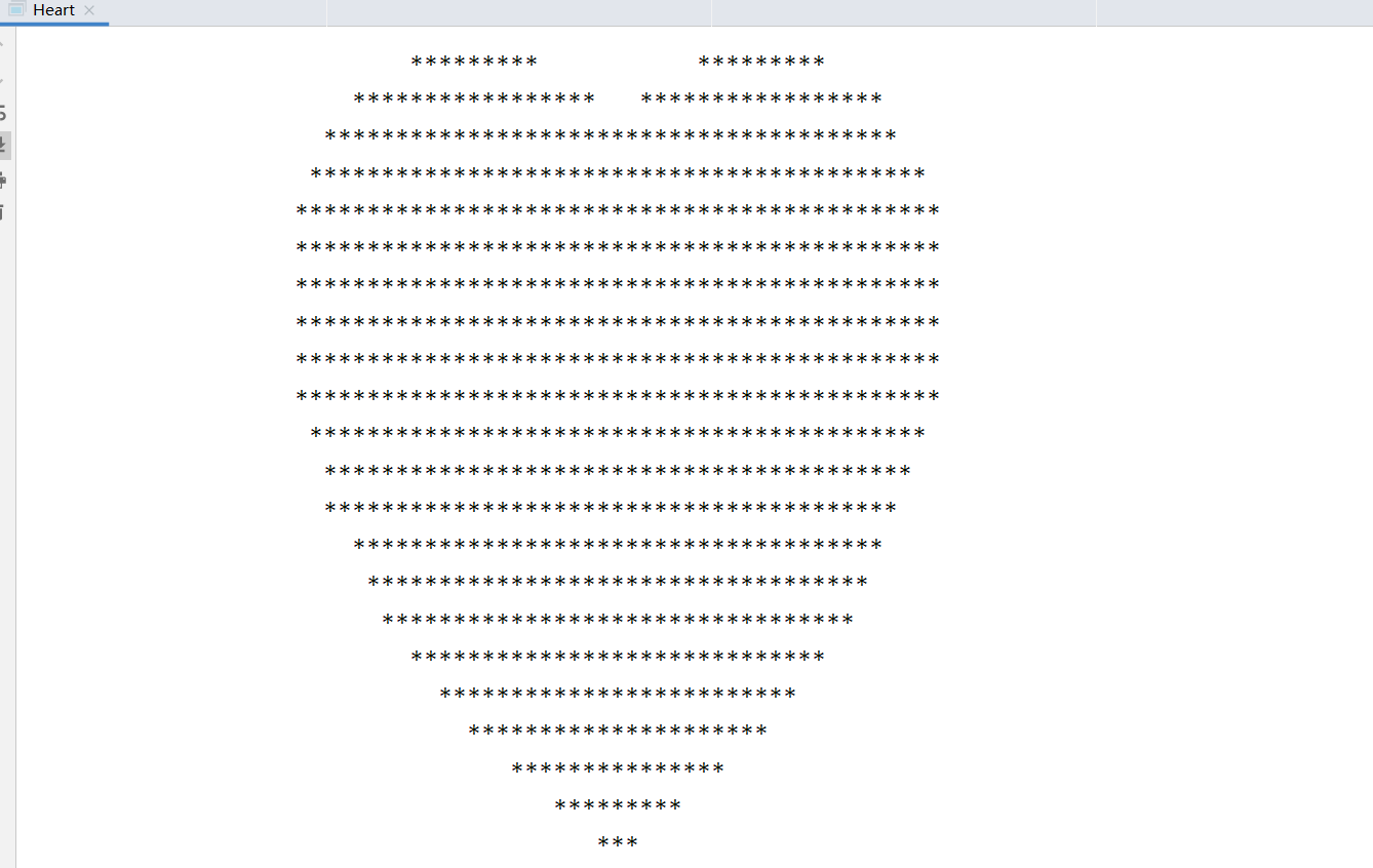 用Java打印爱心_if (heart(j, i)
