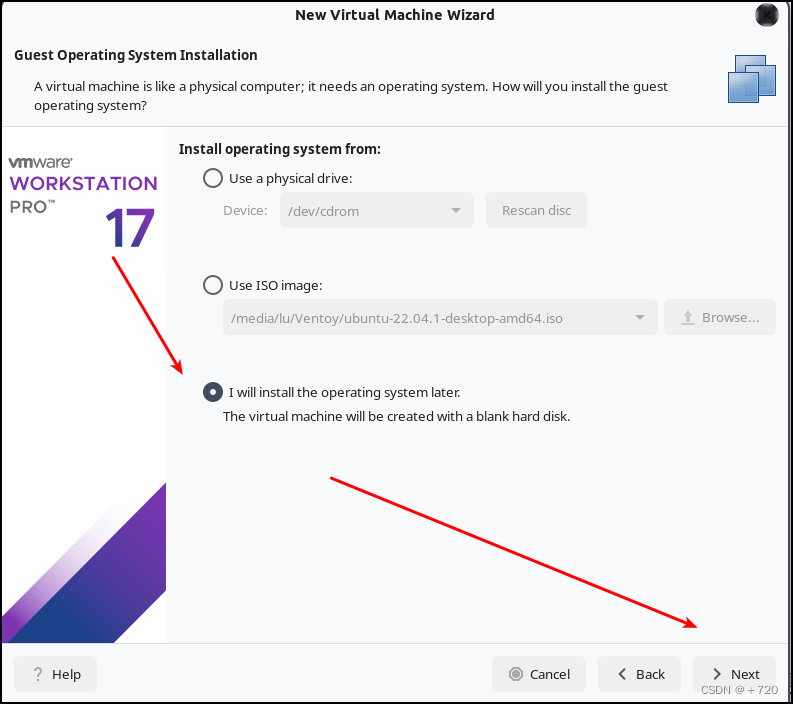Ubuntu22.04虚拟机的安装与VMware workstations的使用_ubuntu lvm zfs-CSDN博客