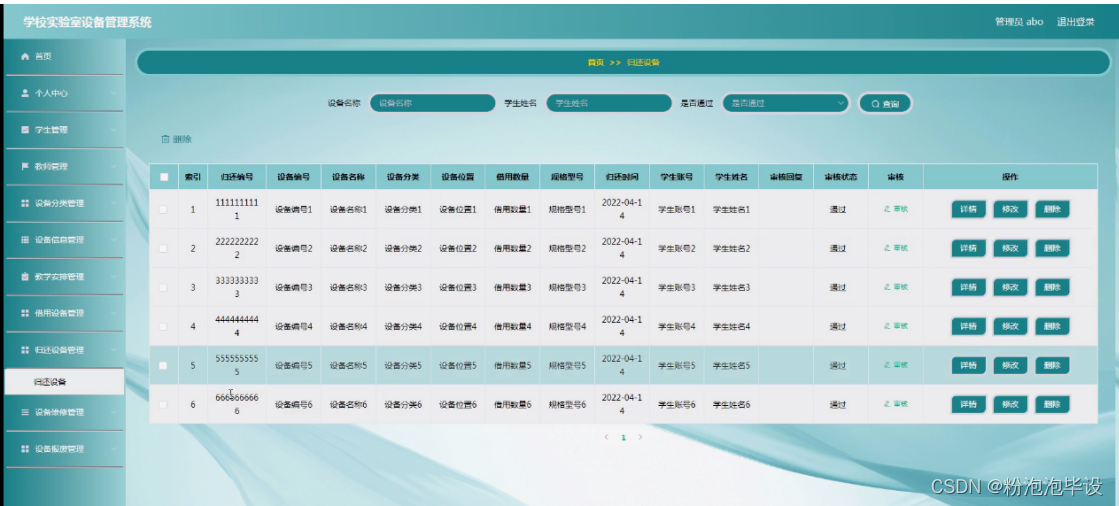 计算机毕业设计(附源码)python学校实验室设备管理系统python设备管理系统django计算机程序的博客 Csdn博客