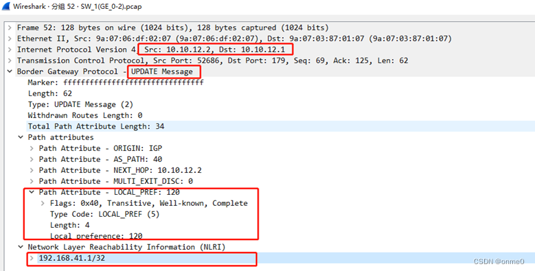边界网关协议BGP实践课(9)—本地优先级(Local_Pref)属性_bgp本地优先级-CSDN博客