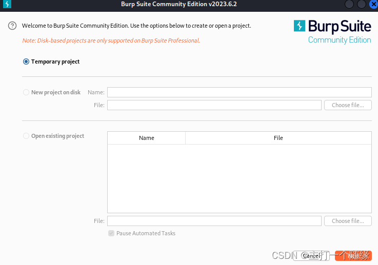 关于Kali 无法启动自带的BurpSuite的问题_kali burpsuite 打不开-CSDN博客