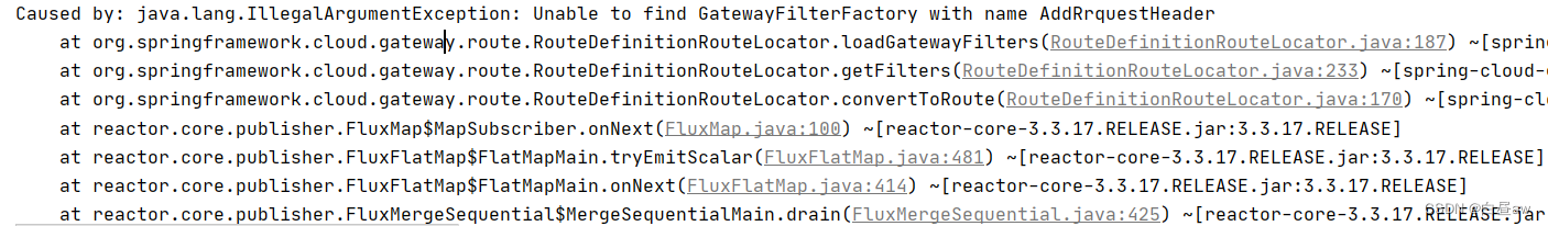 Caused By Javalangillegalargumentexception Unable To Find Gatewayfilterfactory With Name 2672