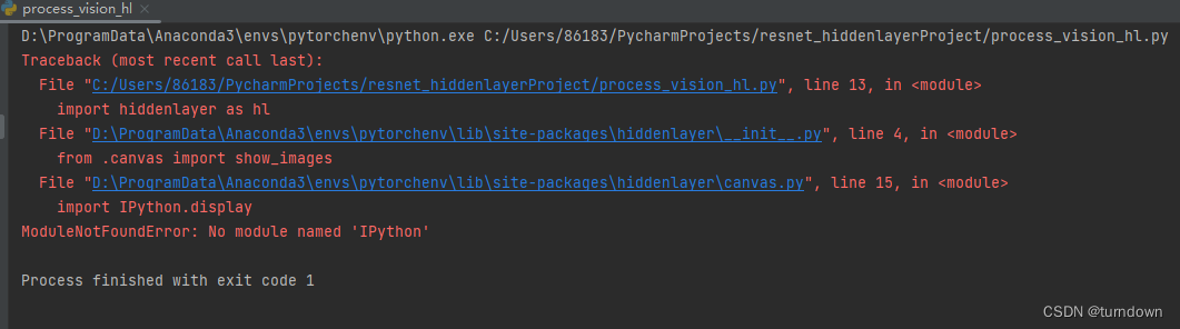 pytorch相关可视化内容--HiddenLayer_hiddenlayer安装-CSDN博客