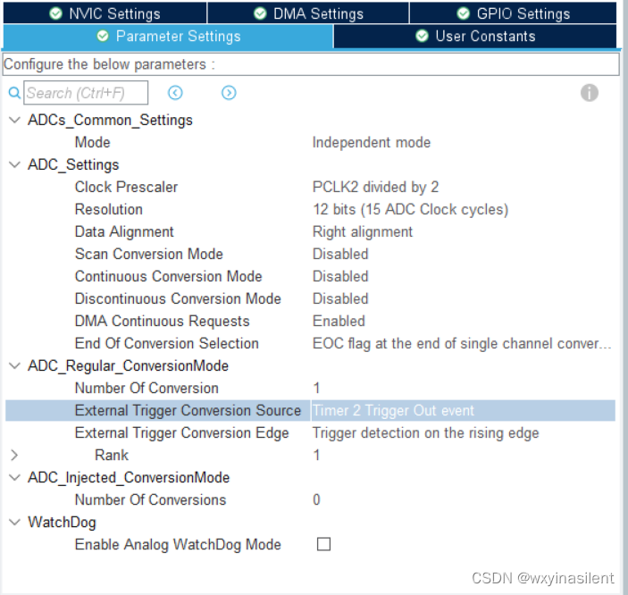 Stm32f4使用cubemx Adc定时采样dmastm32cubmax F4 Csdn博客