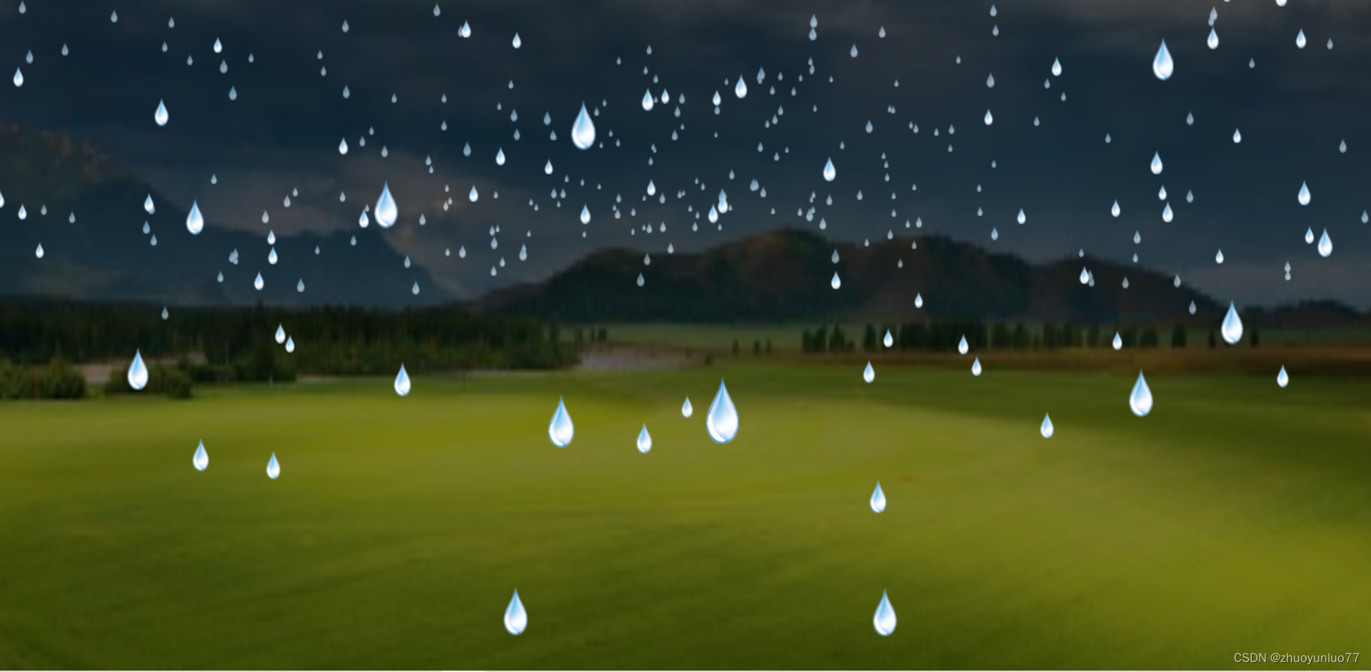 Threejs 使用纹理贴图和精灵模型 模拟下雨threejs模拟天气 Csdn博客 