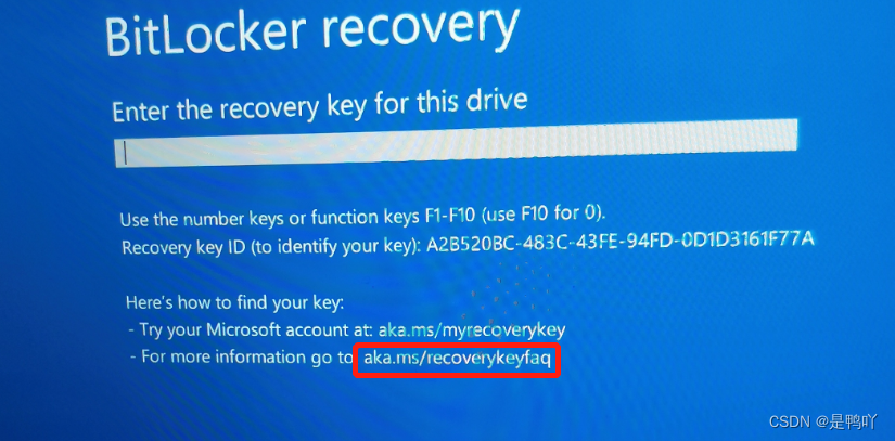 电脑开机提示BitLocker恢复_正在准备bitlocker恢复-CSDN博客