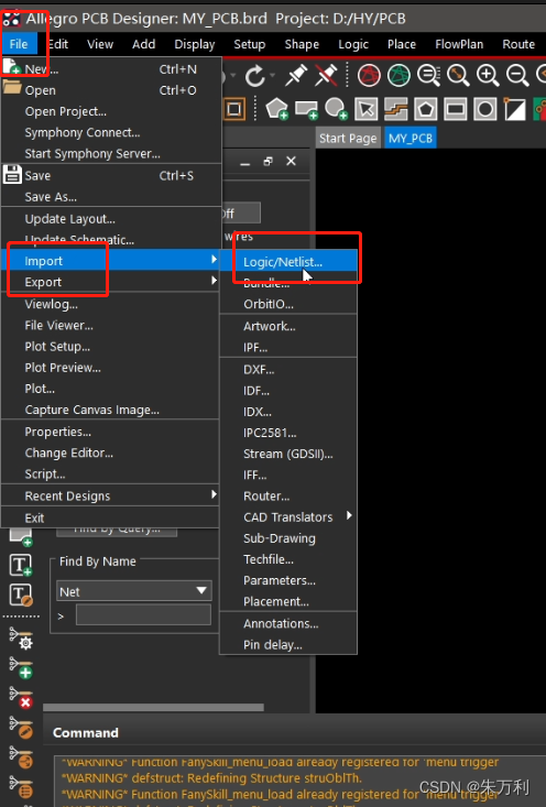 Cadence Allegro 17.4学习记录开始08-Orcad原理图和Allegro PCB进行网表同步和错误解析_orcad和allegro怎么关联同步-CSDN博客