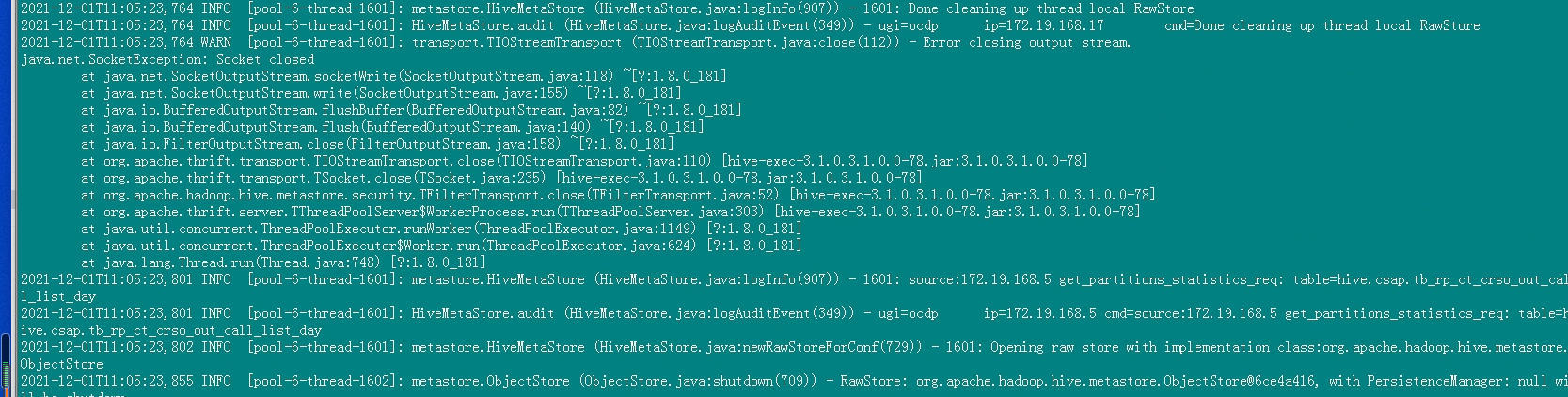 hive metastore导致集群阻塞_datanucleus.connectionpool.maxpoolsize-CSDN博客