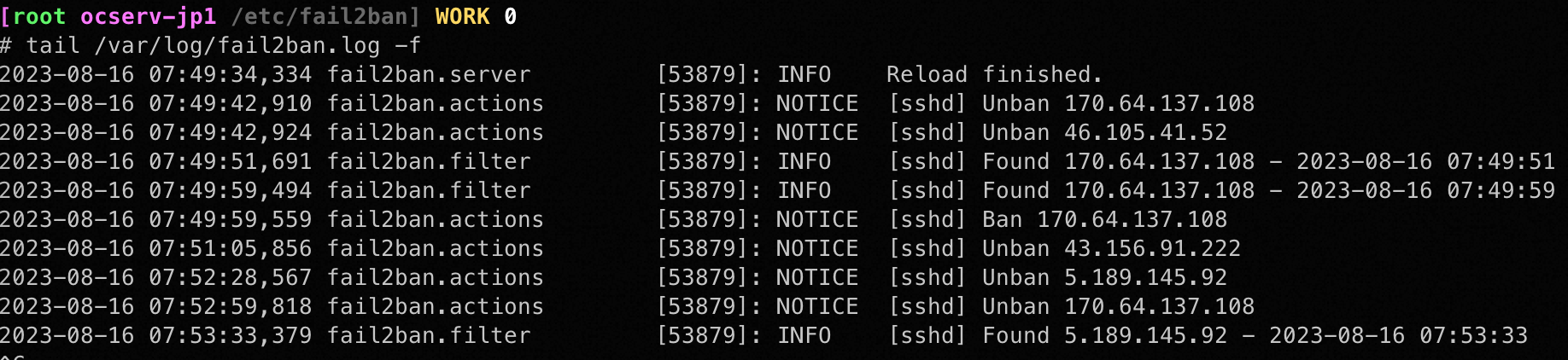 使用fail2ban防止ssh穷举爆破_fail2ban官网-CSDN博客