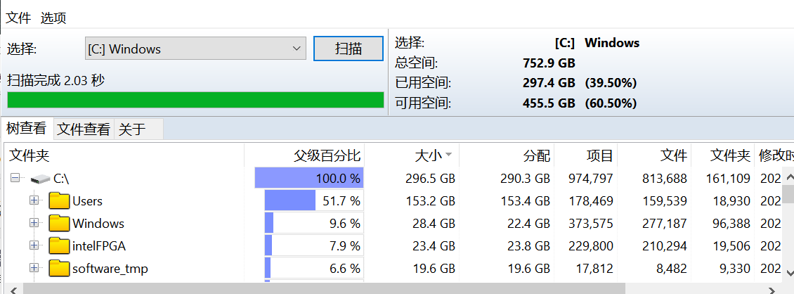 windows大文件查找清理工具wiztree_windows查找大文件-CSDN博客