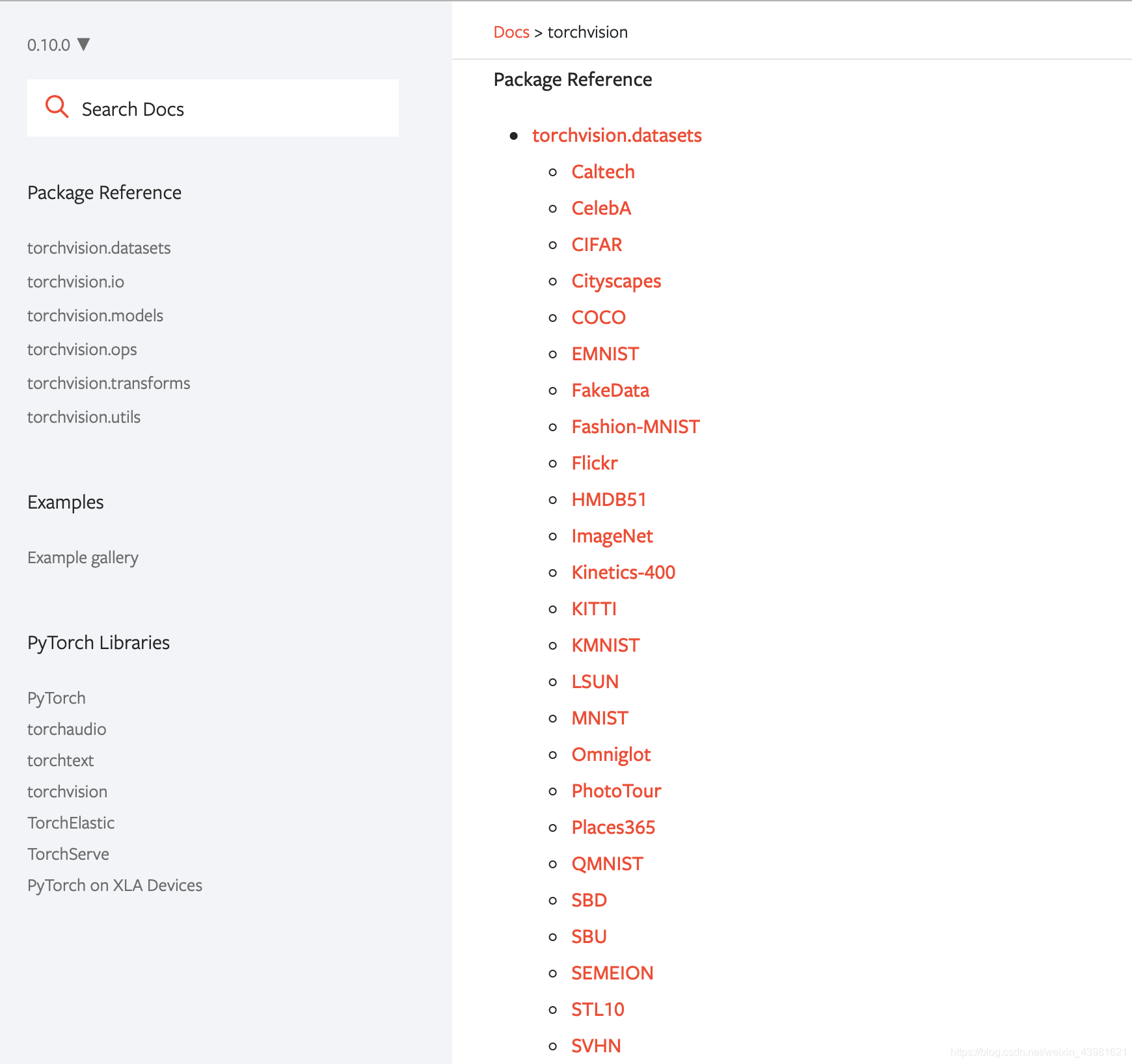 PyTorch学习笔记（3）--torchvision中常用的数据集_torchvision有哪些数据集-CSDN博客