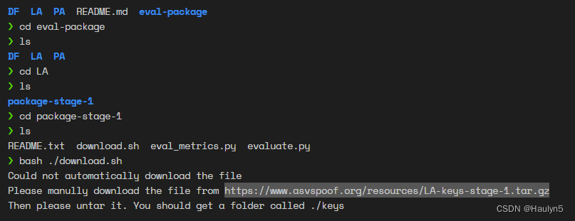 复现 ASVspoof 2021 baseline RawNet2_asvspoof2021-CSDN博客