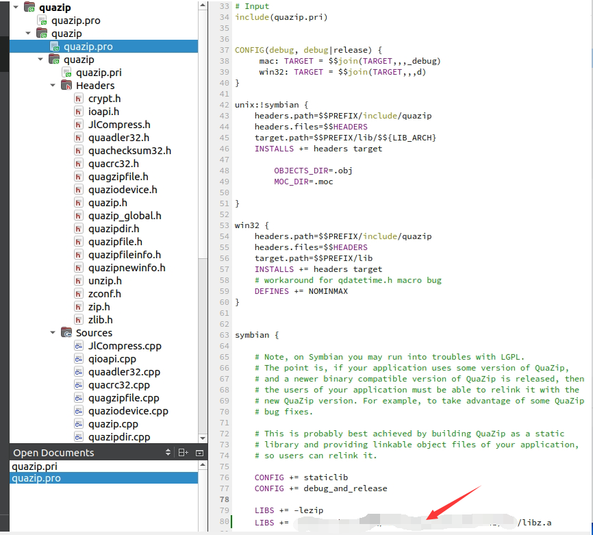 Linux Qt 交叉编译QuaZIP_quazip交叉编译-CSDN博客