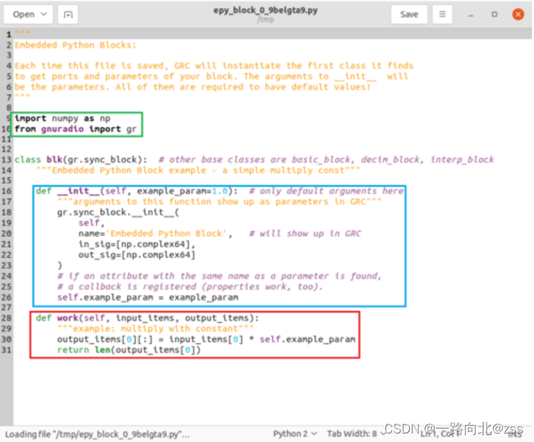 GNU Radio教程2.创建和修改python块_gnuradio 创建模块 移除模块-CSDN博客