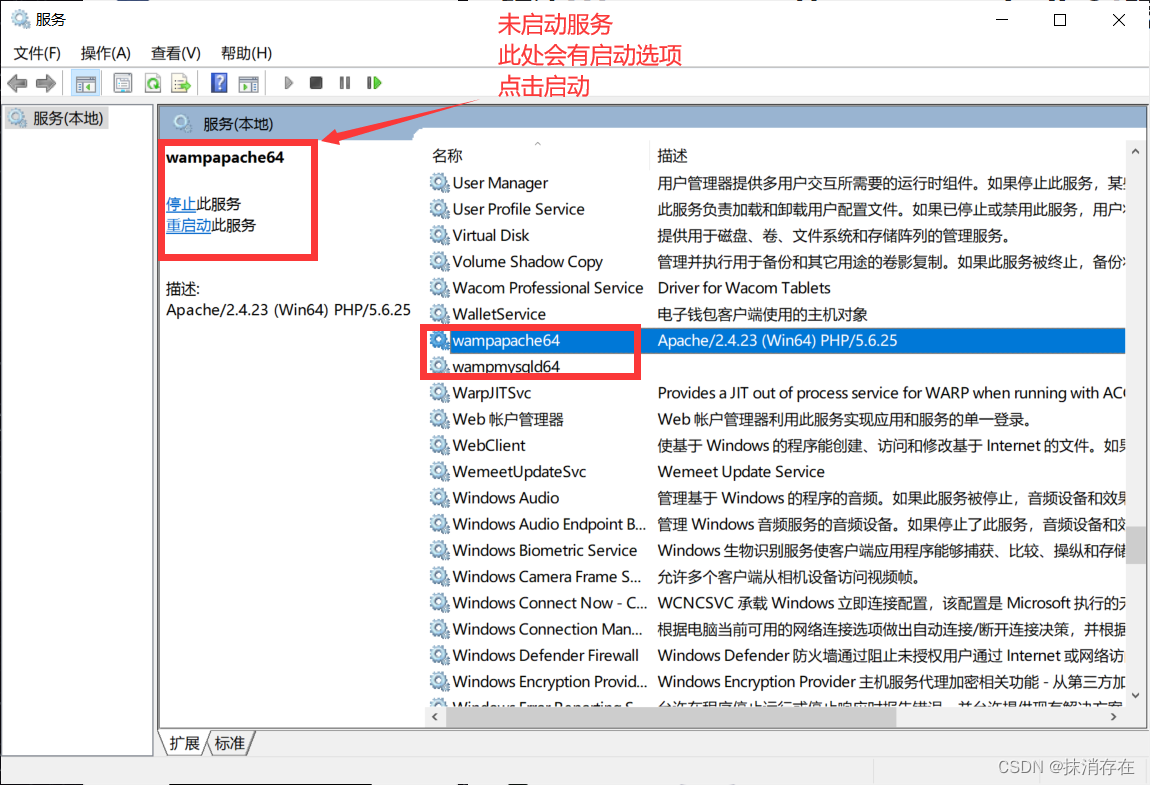 【解决】wampserver有服务没运行问题wampserver点击没反应 Csdn博客 