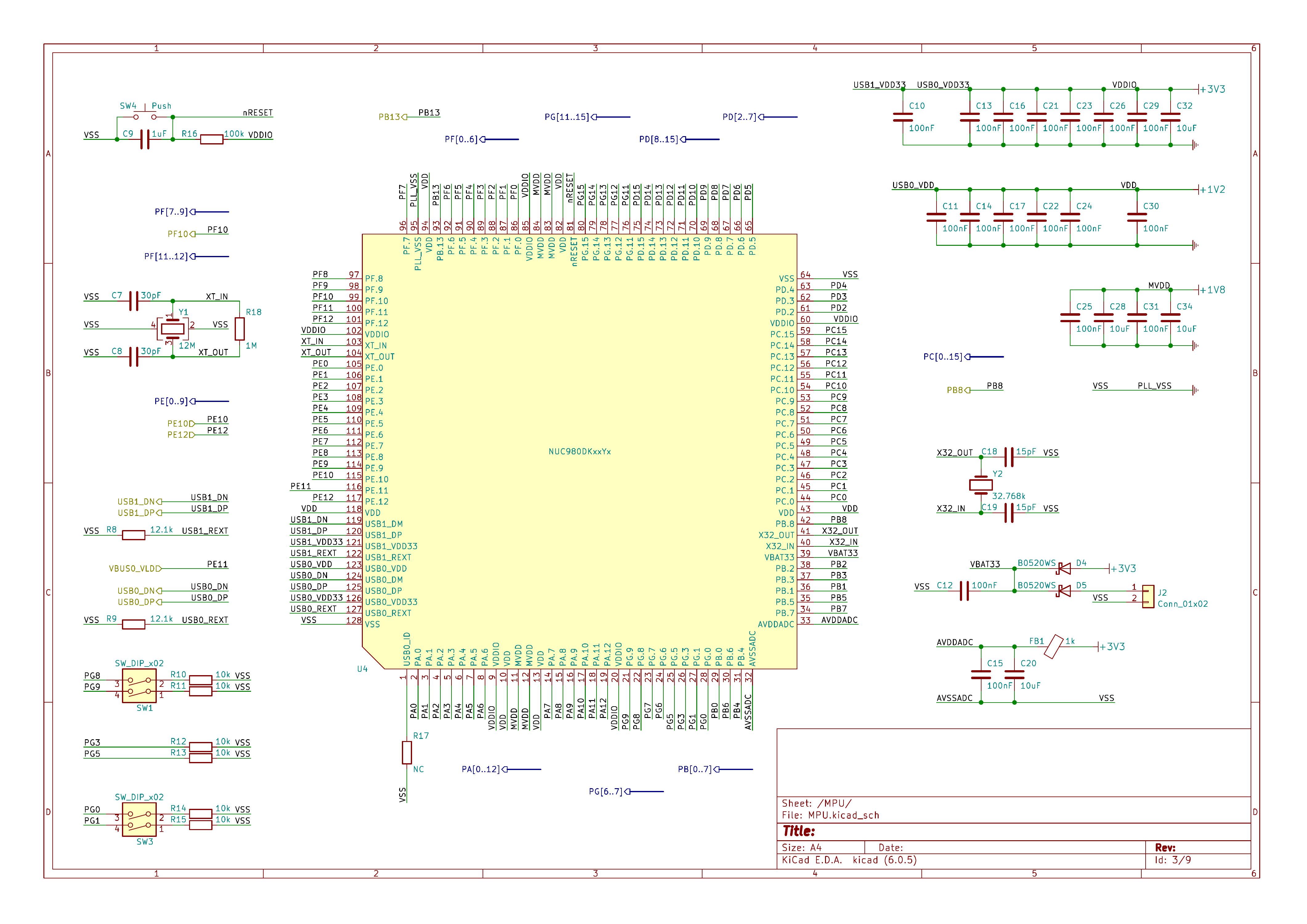 新唐NUC980使用记录：自制开发板（基于NUC980DK61YC）-CSDN博客