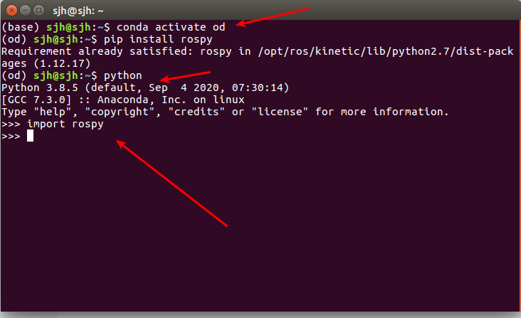 pycharm中导入rospy包_rospy安装-CSDN博客