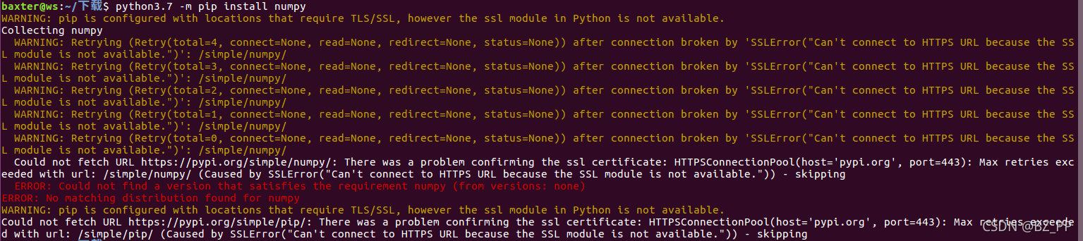 Error Could Not Find A Version That Satisfies The Requirement Typing Extensions和syntaxerror