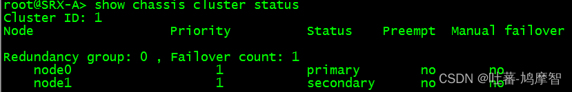Juniper SRX240做HA双机热备步骤_juniper防火墙双机部署-CSDN博客