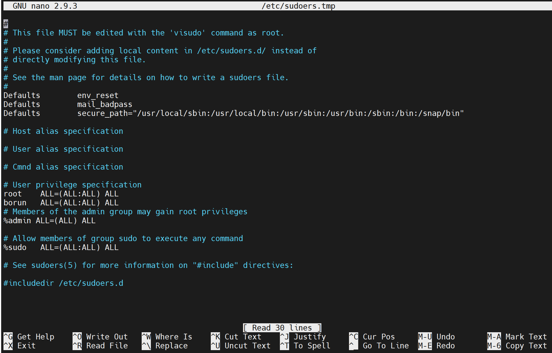 【ubuntu】修改/etc/sudoers错误引发：sudo: parse error in /etc/sudoers near line 21_dsm6.3的sudoers文件修改错误 ...
