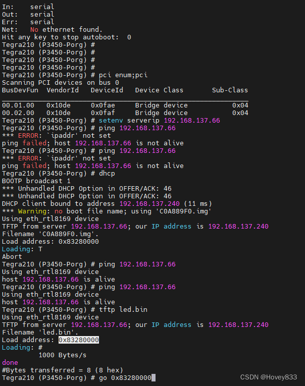 Jetson Nano在uboot交互模式下通过tftp获取虚拟机上共享文件夹的文件方法 Jetson Nano Uboot Csdn博客