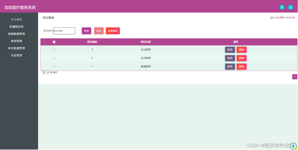 基于java的自助医疗服务系统的设计与实现 Csdn博客