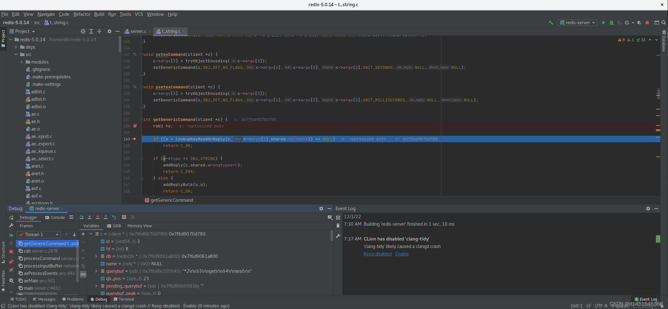 Liunx环境调试Redis源码_linux环境用clion编译调试redis源码-CSDN博客