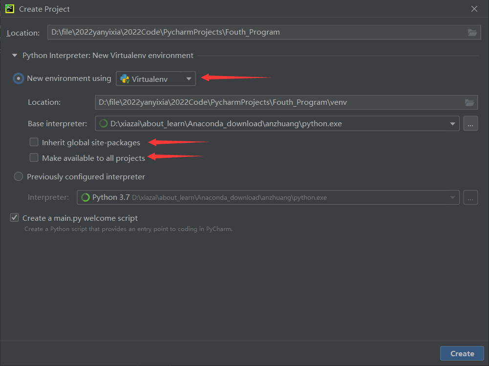 Pycharm创建项目应该怎么选呢？_pycharm2023新建项目怎么选-CSDN博客