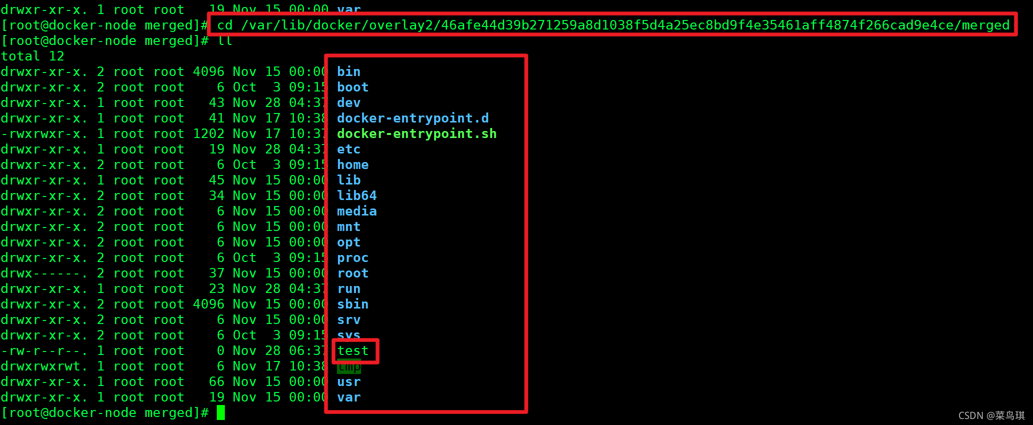 Cai鸟学docker之——存储原理(overlay2)和网络原理(bridge) Var Lib Docker Overlay2 详解 菜鸟琪的博客 Csdn博客