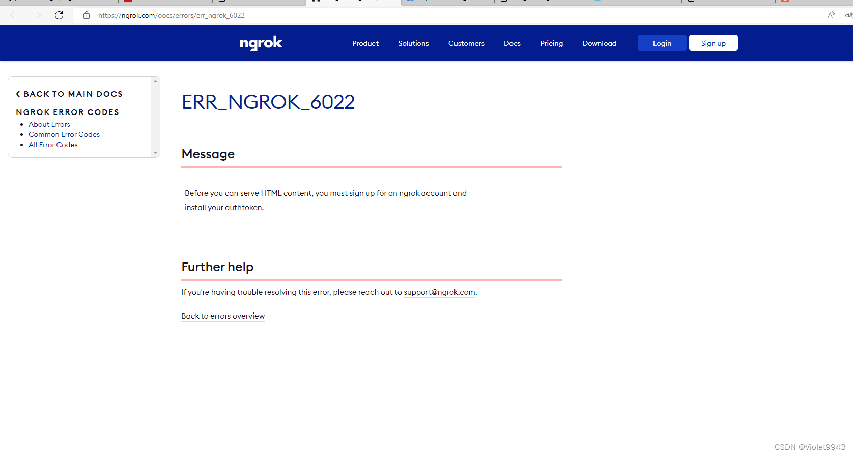 norok内网穿透如何解决ERR_NGROK_6022，ERR_NGROK_3200的报错-CSDN博客
