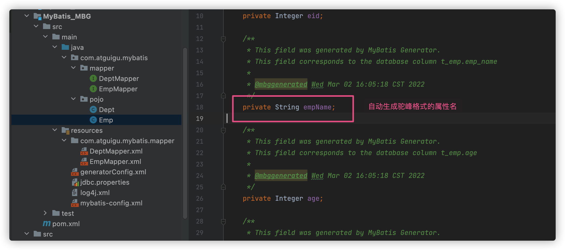 【MyBatis笔记】10 - MyBatis逆向工程：根据SQL表单自动创建pojo、mapper接口、映射文件_根据sql生成do mapper-CSDN博客
