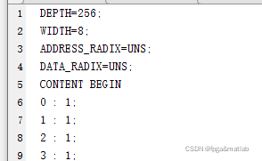 【小技巧】使用MATLAB产生coe文件和mif文件供FPGA调用方法整理-CSDN博客
