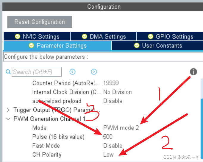 stm32HAL库输出pwm控制舵机（数字舵机），舵机脉冲宽度和资料的角度对应不上的问题_hal库控制舵机-CSDN博客