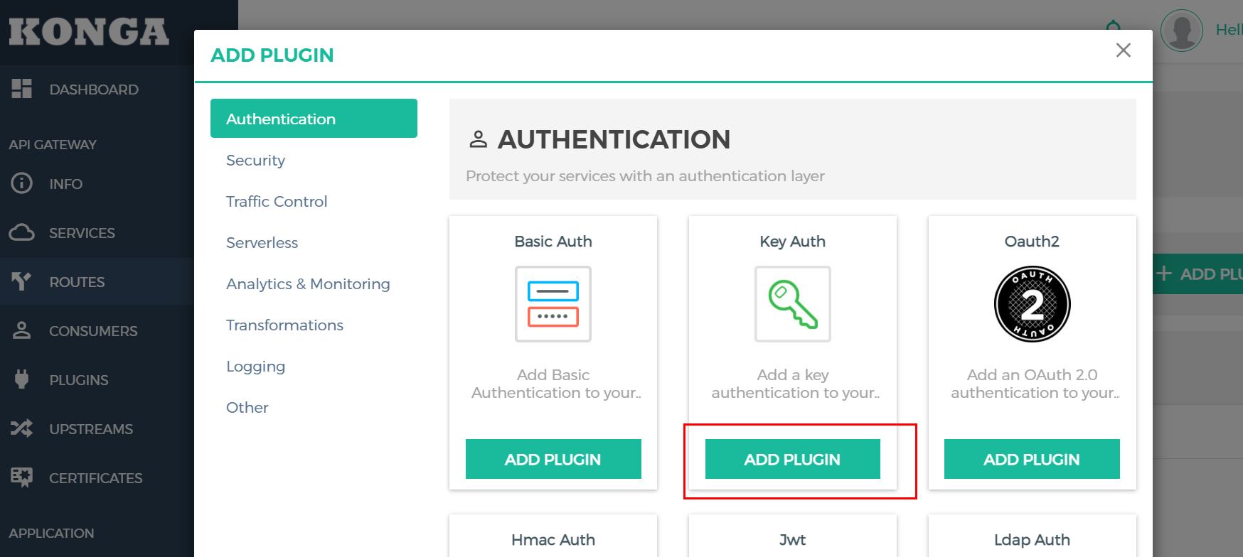 网关kong及konga的API认证_kong 网关认证方式-CSDN博客