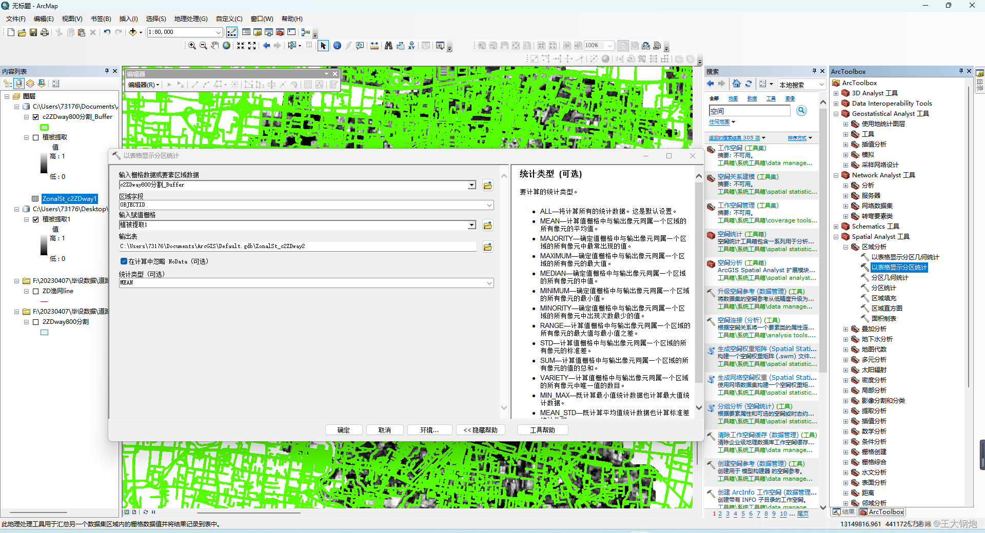 Arcgis实战(2),由遥感数据和道路、河流数据,生成生态廊道指标(指标为连续的栅格影像)。gis的廊道分析 Csdn博客