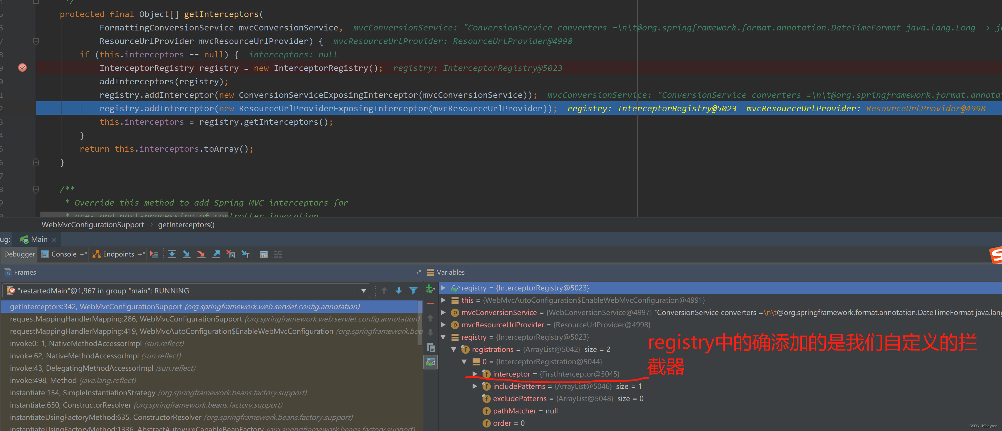 Springboot拦截器自动配置原理public Void Addinterceptorsinterceptorregistry Re