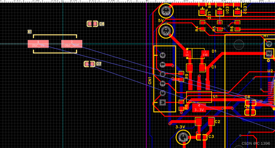 立创EDA学习笔记（3）——PCB绘制_立创eda画pcb-CSDN博客