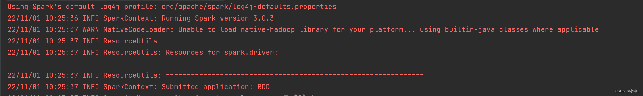 spark日志报错：Using Spark’s default log4j profile_using spark's default log4j profile-CSDN博客