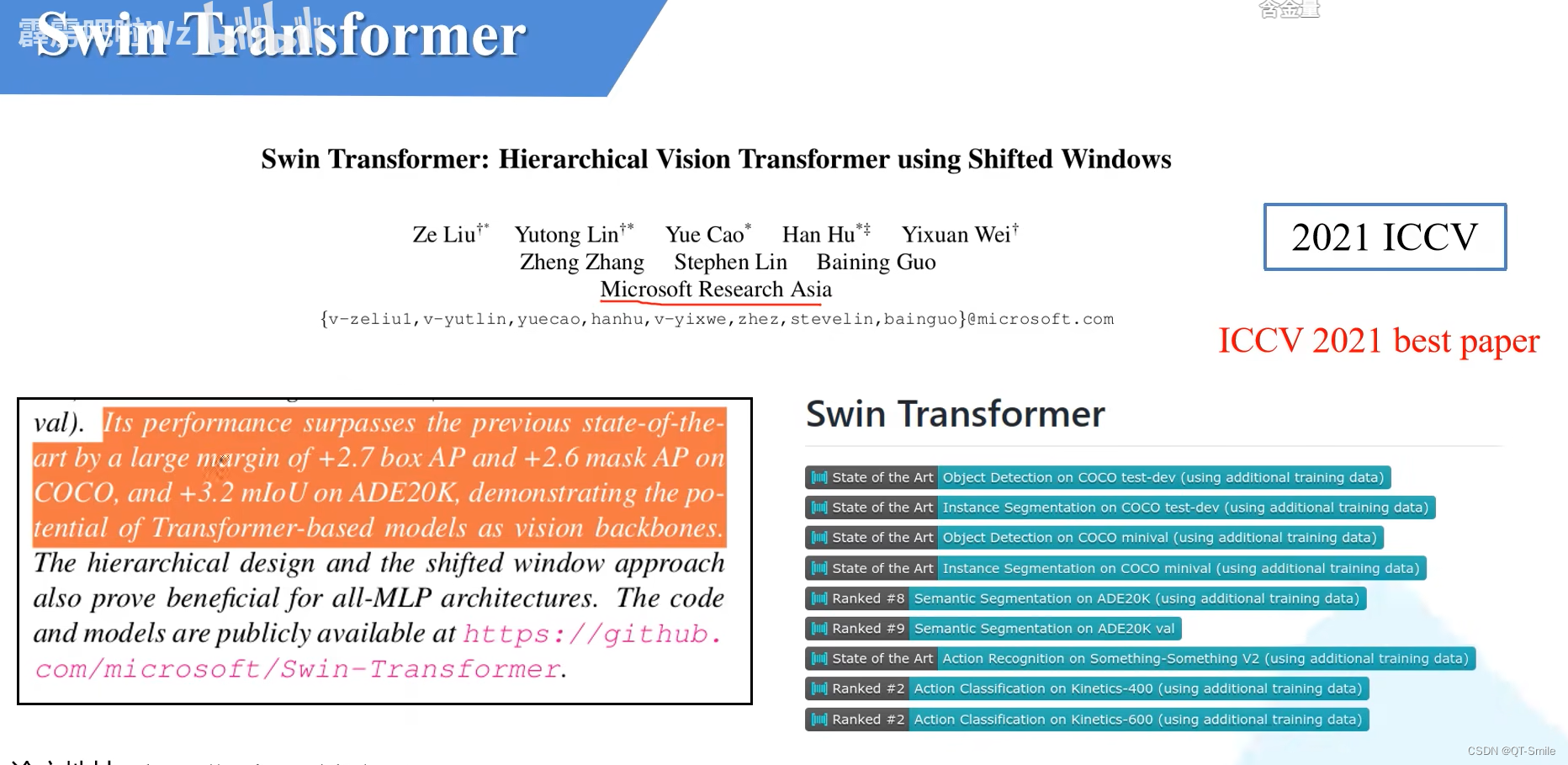 SwinTransformer网络架构_transformer msa-CSDN博客