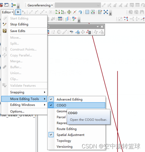 ArcGIS应用（二十五）两条直线角度的测算方法_arcgis测量角度-CSDN博客