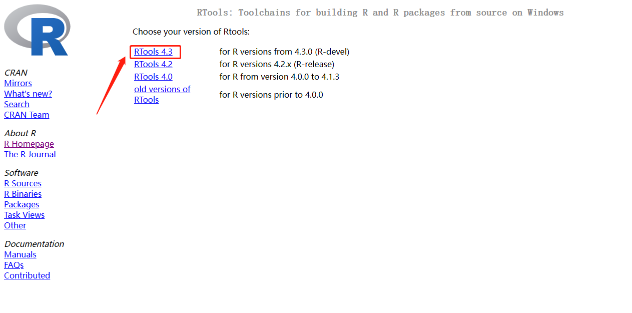 R语言学习（1）——Windows系统下安装R及Rtools_rtools安装-CSDN博客