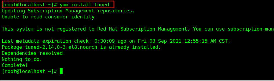 Linux调整优化配置tuned_tuned命令-CSDN博客