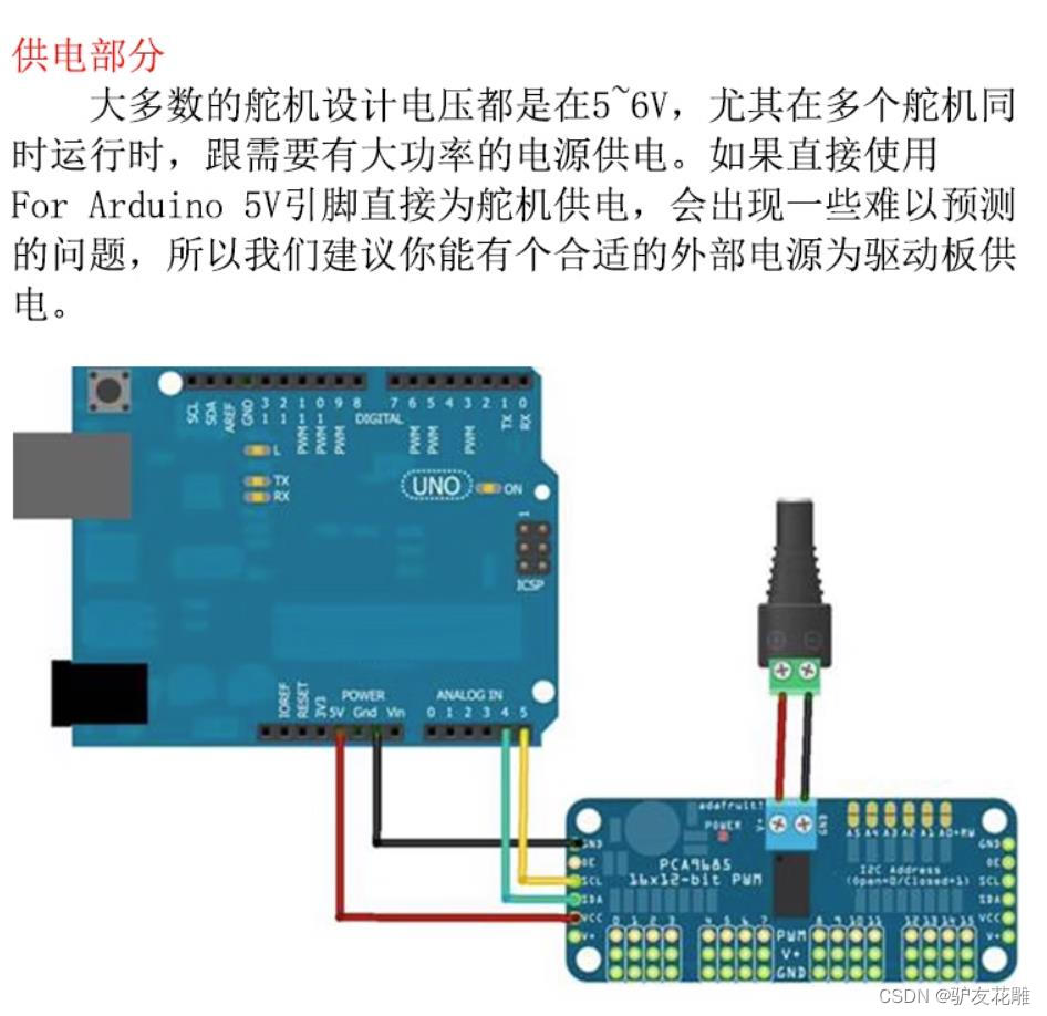 【雕爷学编程】arduino动手做（161） 16路pwm舵机驱动板pca9685arduino Pca9685 Csdn博客