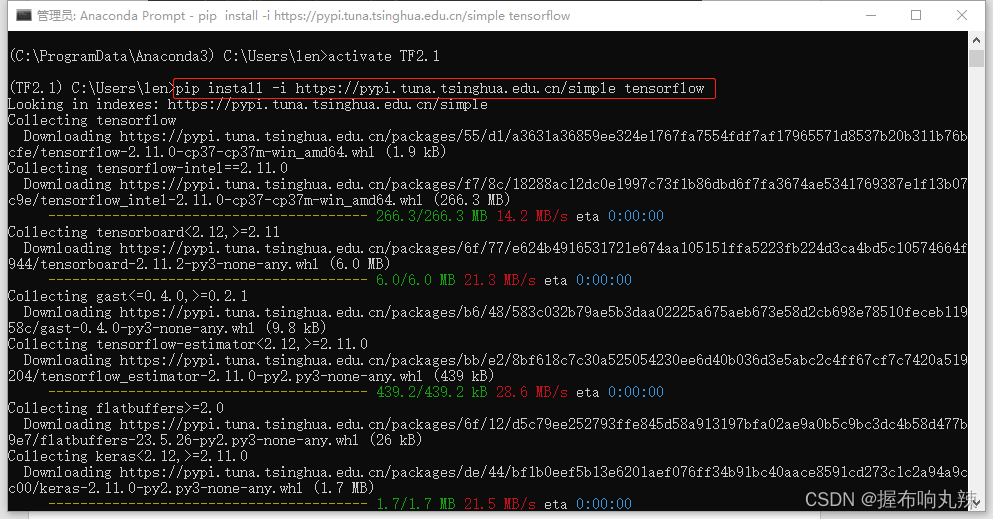 保姆级Anaconda安装tensorflow教程_anaconda下序列化安装tensoflow-CSDN博客