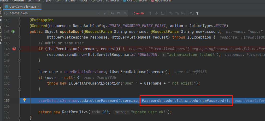 Nacos忘记密码Nacos密码加密方式_nacos密码忘了-CSDN博客
